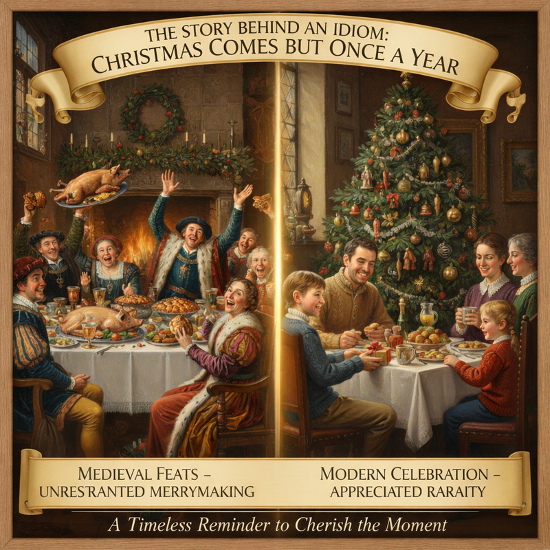 The story behind an idiom: Christmas comes but once a year